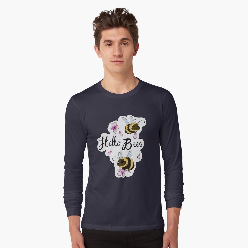 "Hello Bees" Sticker for Sale by elliespradlin | Redbubble