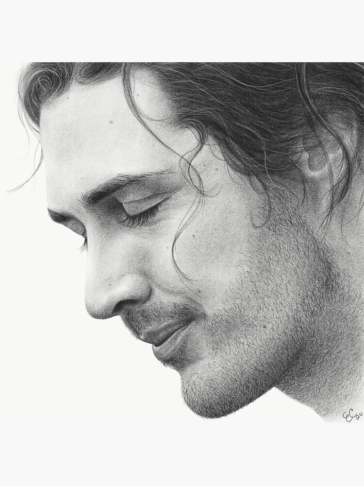 "Hozier Profile Drawing" Sticker for Sale by emily-c98 | Redbubble