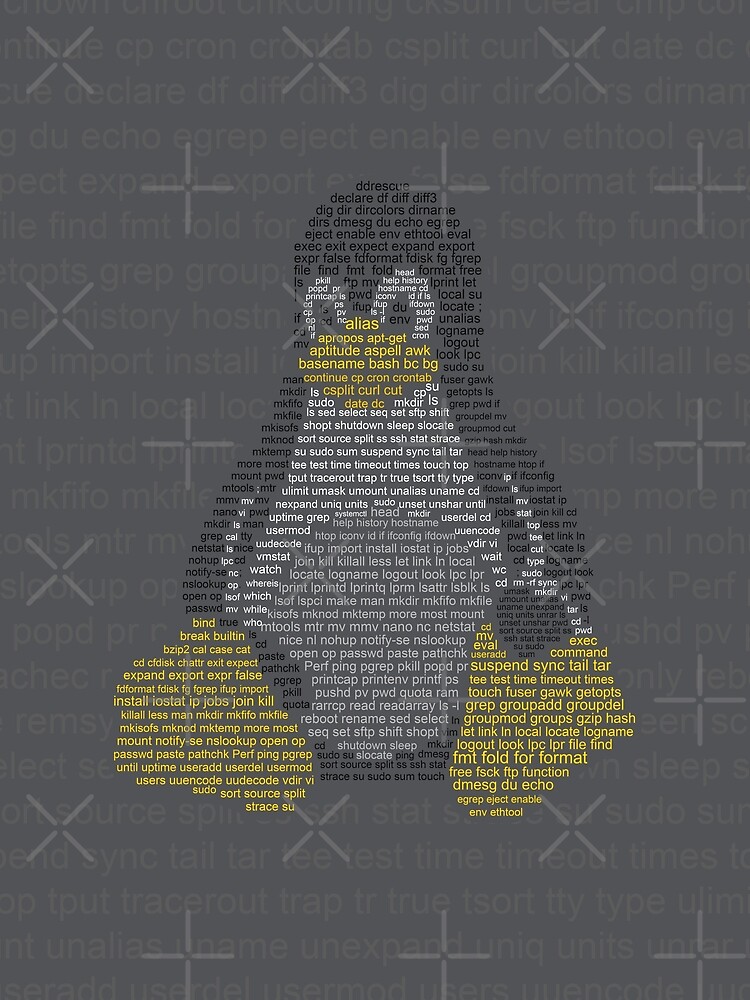 Linux Tux - Commands Premium Matte Vertical Poster sold by Isha ...