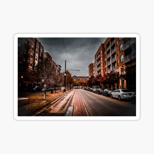"Downtown" Sticker for Sale by MattBlac | Redbubble
