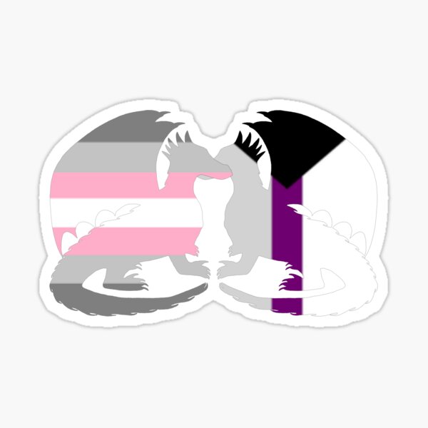 Demisexual Demigirl Pride Dragons Sticker For Sale By Shaneisadragon