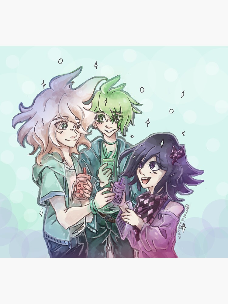 Pegatina «Kokichi, Rantaro, Nagito (Danganronpa)» de Gretelandcat ...