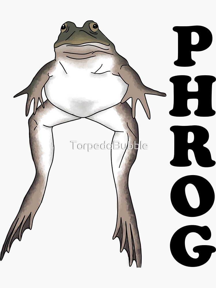 "phrog man" Sticker for Sale by TorpedoBubble | Redbubble