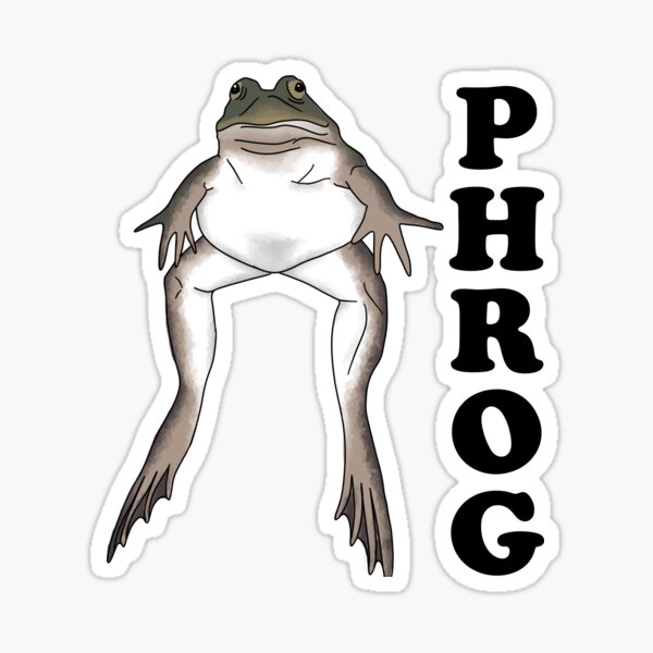 "phrog man" Sticker for Sale by TorpedoBubble | Redbubble