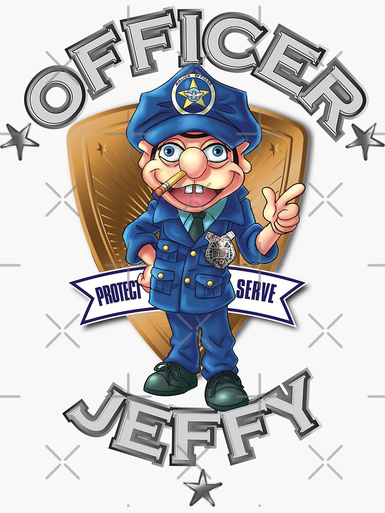 "Officer Jeffy - Funny SML Character" Sticker for Sale by ONEL LOPEZ ...