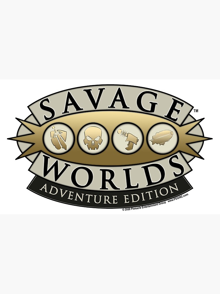 "Savage Worlds Logo" Poster for Sale by PEGShane | Redbubble