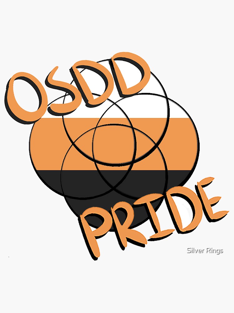 "System Pride "OSDD Pride" Plural Emblem " Sticker by SilverWings ...
