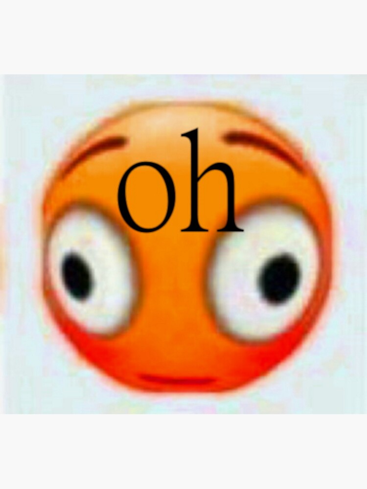 "Oh" Sticker for Sale by Jendigo | Redbubble