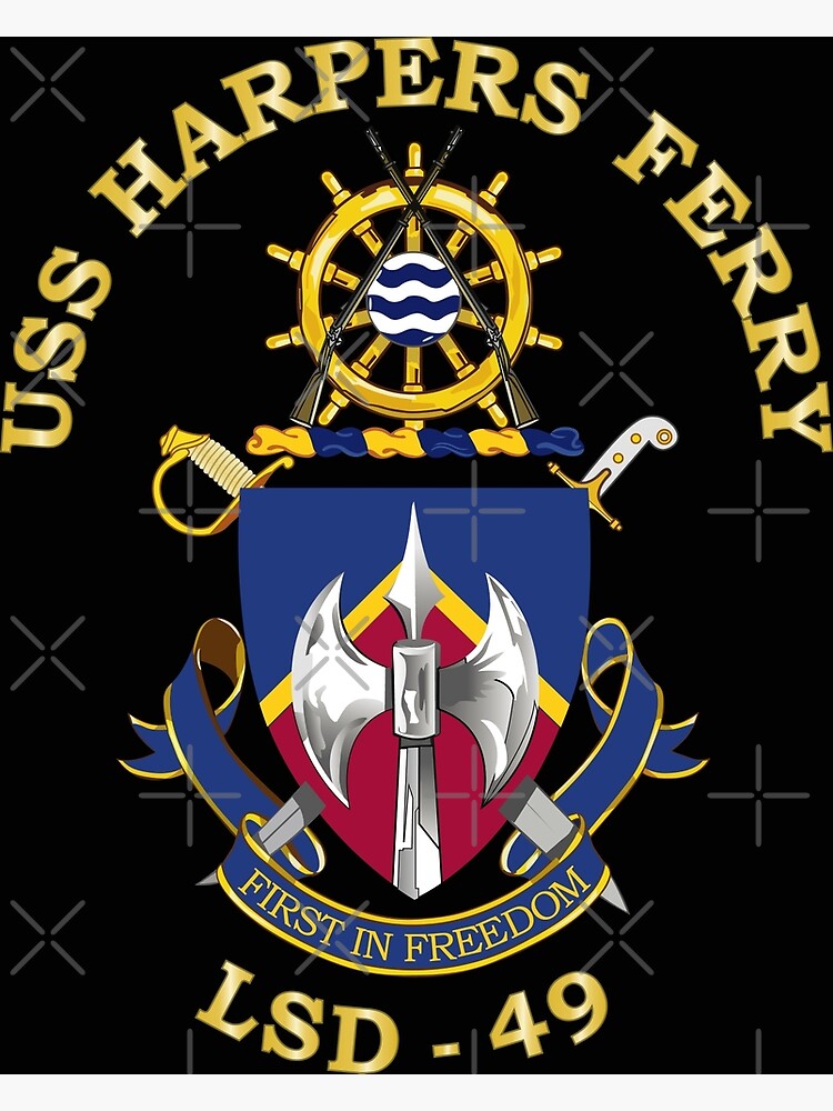 "Navy - USS Harpers Ferry (LSD-49) wo BckGrnd" Poster by twix123844 ...