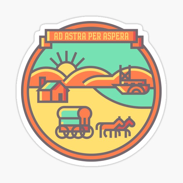 "Kansas Crest" Sticker for Sale by darumacreative | Redbubble