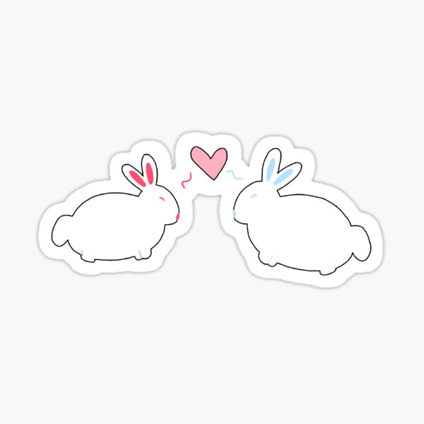 "The Untamed Bunny Sticker Sheet" Sticker by purelyasiashop | Redbubble