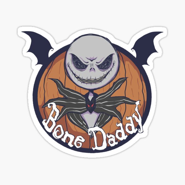 "Jack Skellington bone daddy" Sticker for Sale by FumiMotto | Redbubble