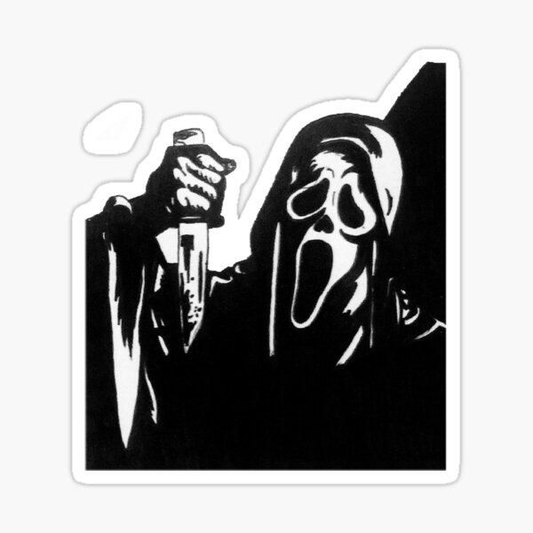 Ghostface Stickers | Redbubble