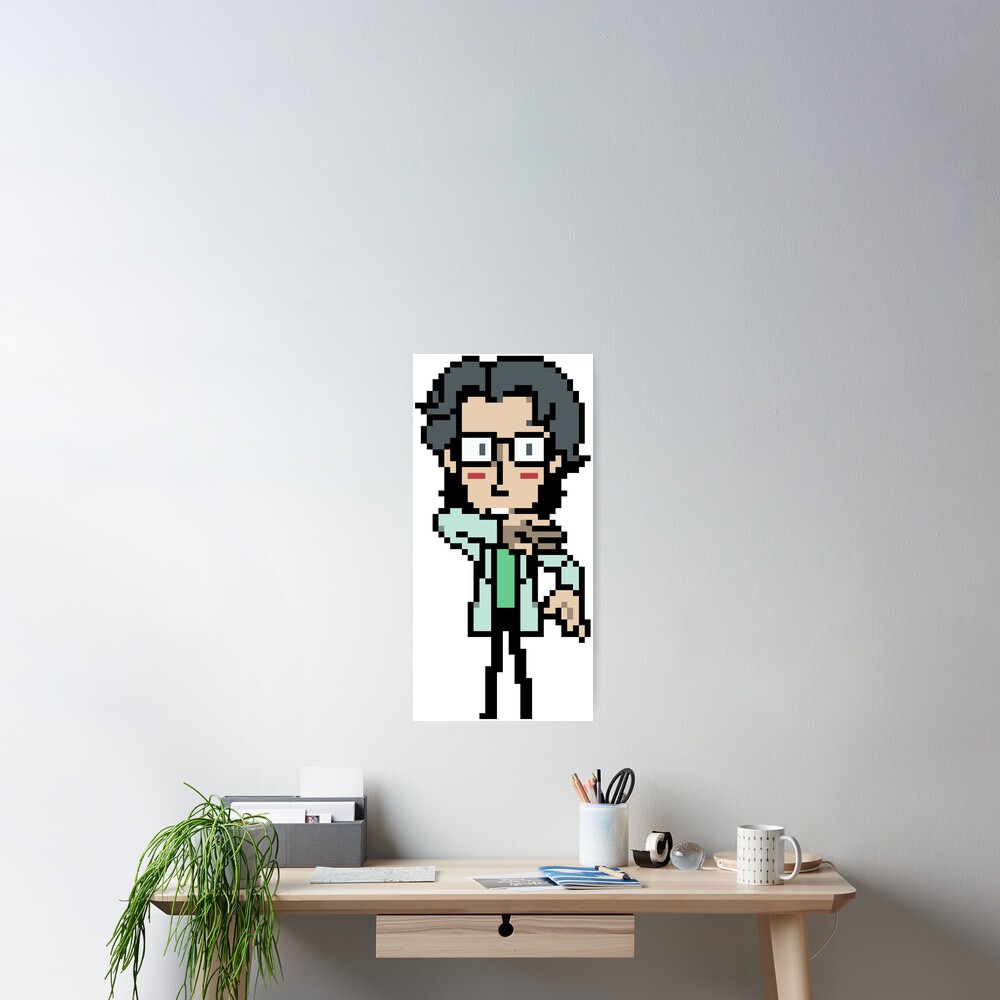 "Otacon Blushing Sprite" Poster by foxxick | Redbubble