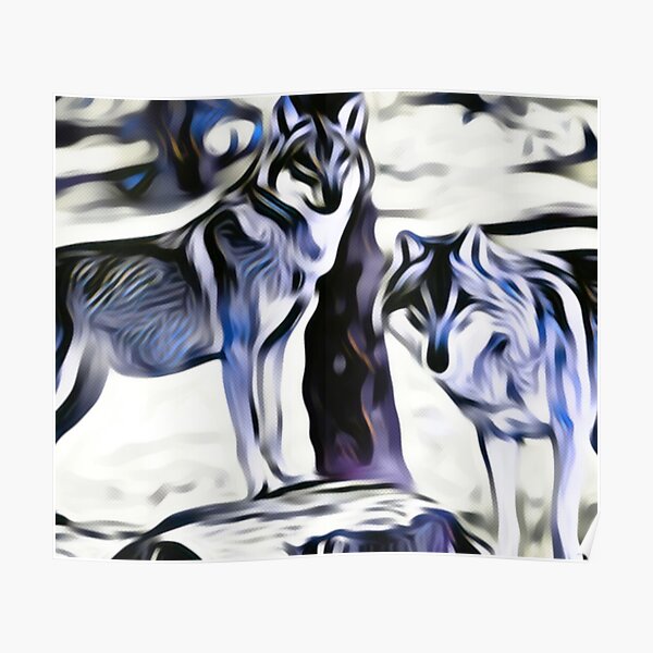 "Witch Wolf" Poster for Sale by DnTheory | Redbubble