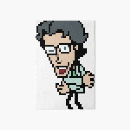 "Otacon Laughing Sprite" Art Board Print by foxxick | Redbubble