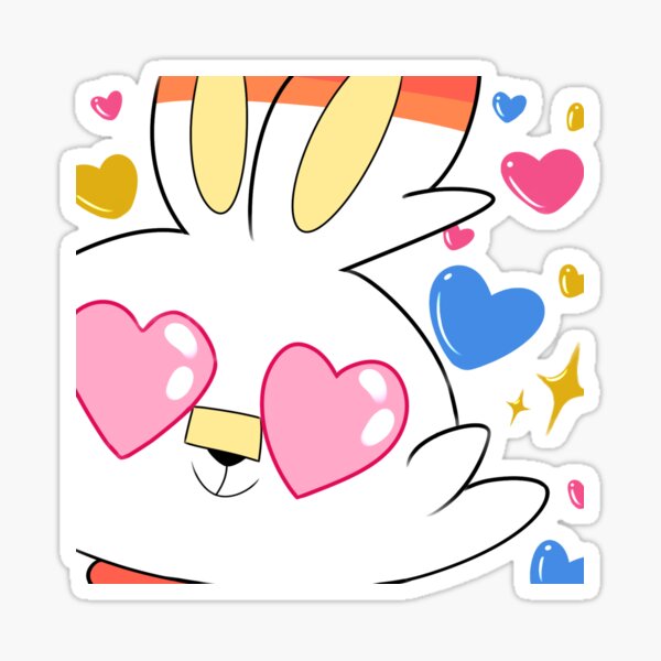 "Wholesome Scorbunny" Sticker by maltatea | Redbubble