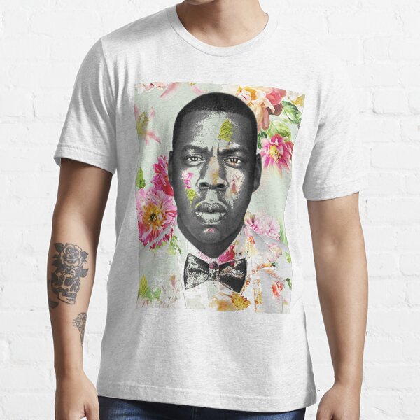 "Jay Z Floral Portrait" T-shirt for Sale by VanessaCreates | Redbubble ...
