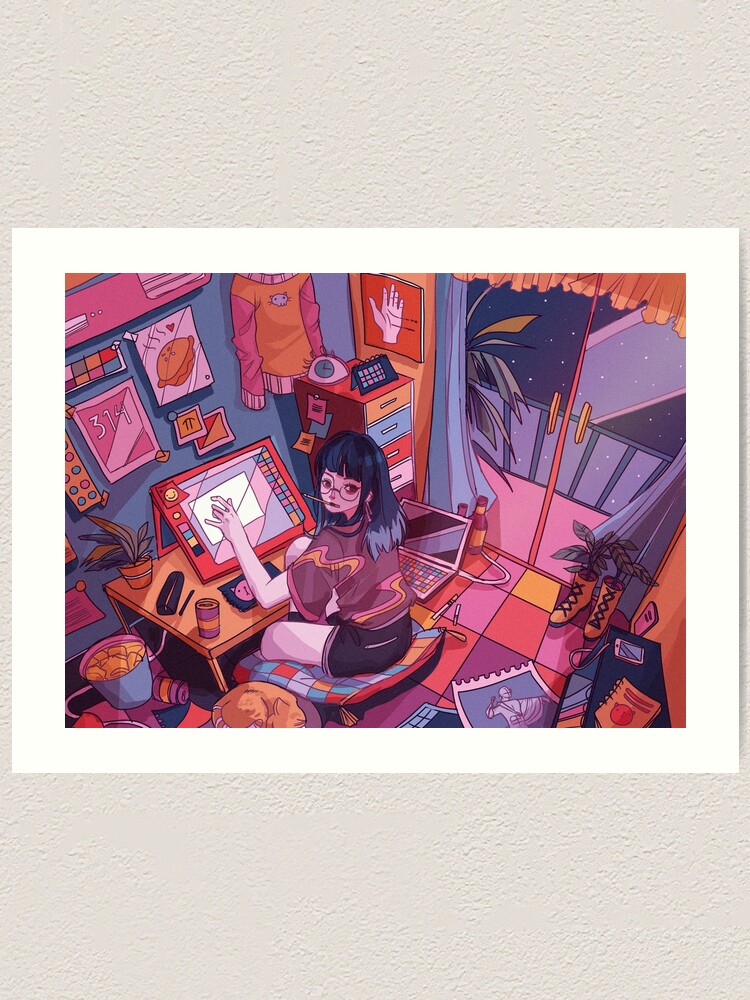 "[original] clutter" Art Print for Sale by mirakuruyellow | Redbubble