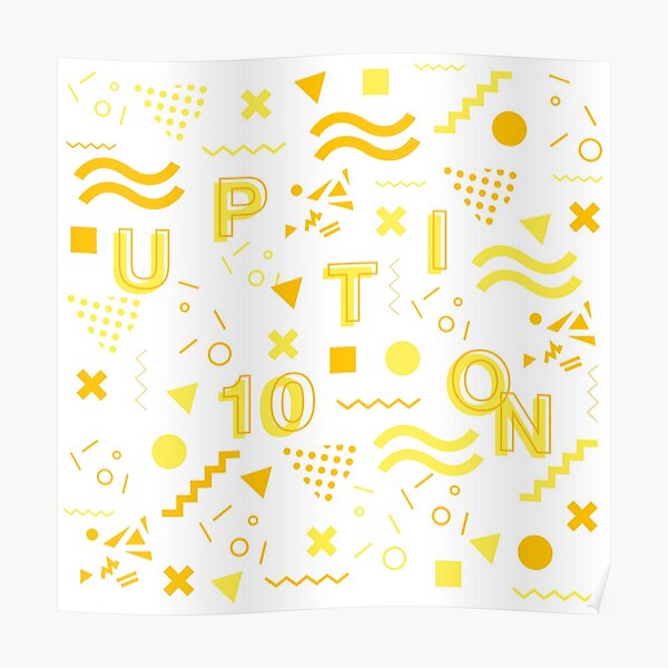 "Up10tion Typography" Poster by lovely-day | Redbubble