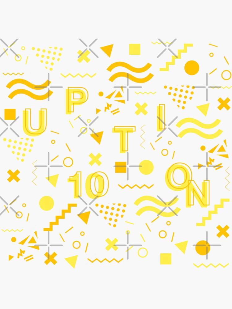 "Up10tion Typography" Sticker for Sale by lovely-day | Redbubble