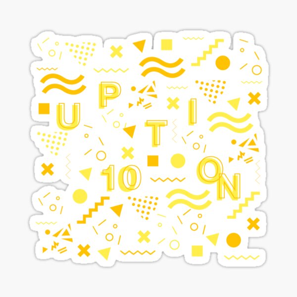 "Up10tion Typography" Sticker for Sale by lovely-day | Redbubble