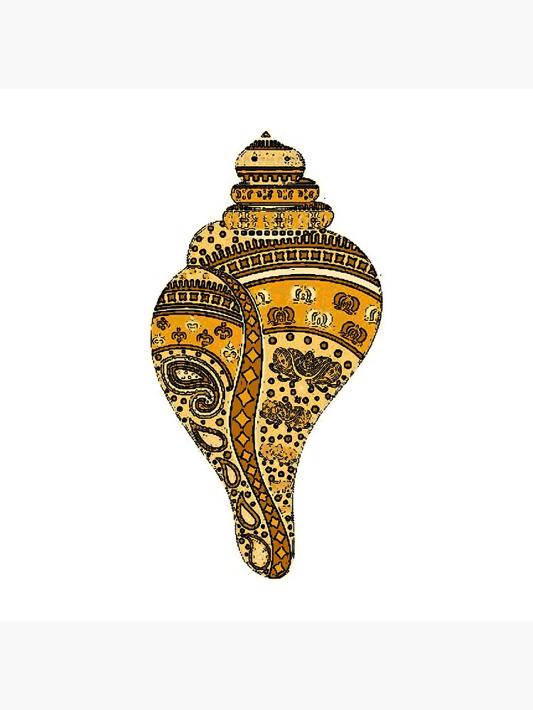 "Shankha" Sticker by anurags | Redbubble