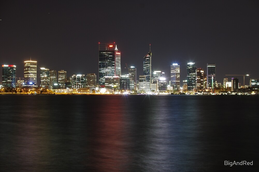 "Perth city at night, from South Perth, Western Australia." by ...