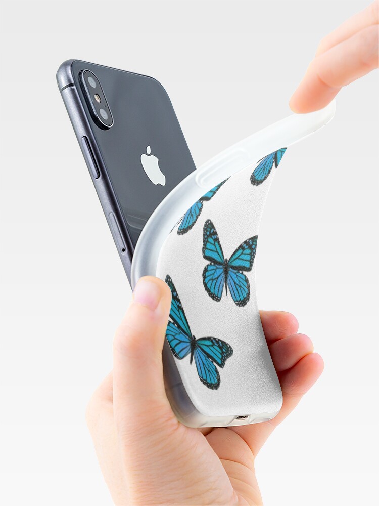 "blue butterfly phone case" iPhone Case for Sale by hannahgarde | Redbubble