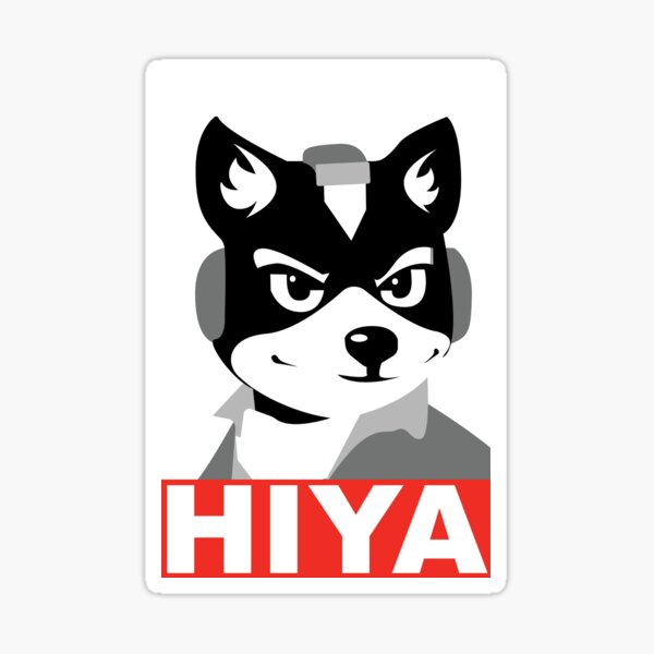 "HIYA" Sticker for Sale by Sumler | Redbubble