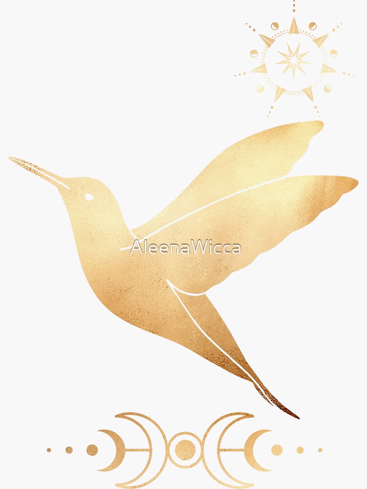 "Hummingbird as Your Spirit Animal, Modern Art Design, Magic Symbolic ...