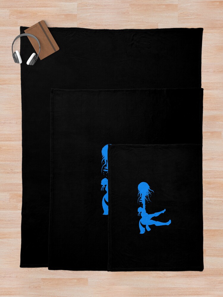 "Chun Li Logo Silhouette" Throw Blanket for Sale by Robin- | Redbubble
