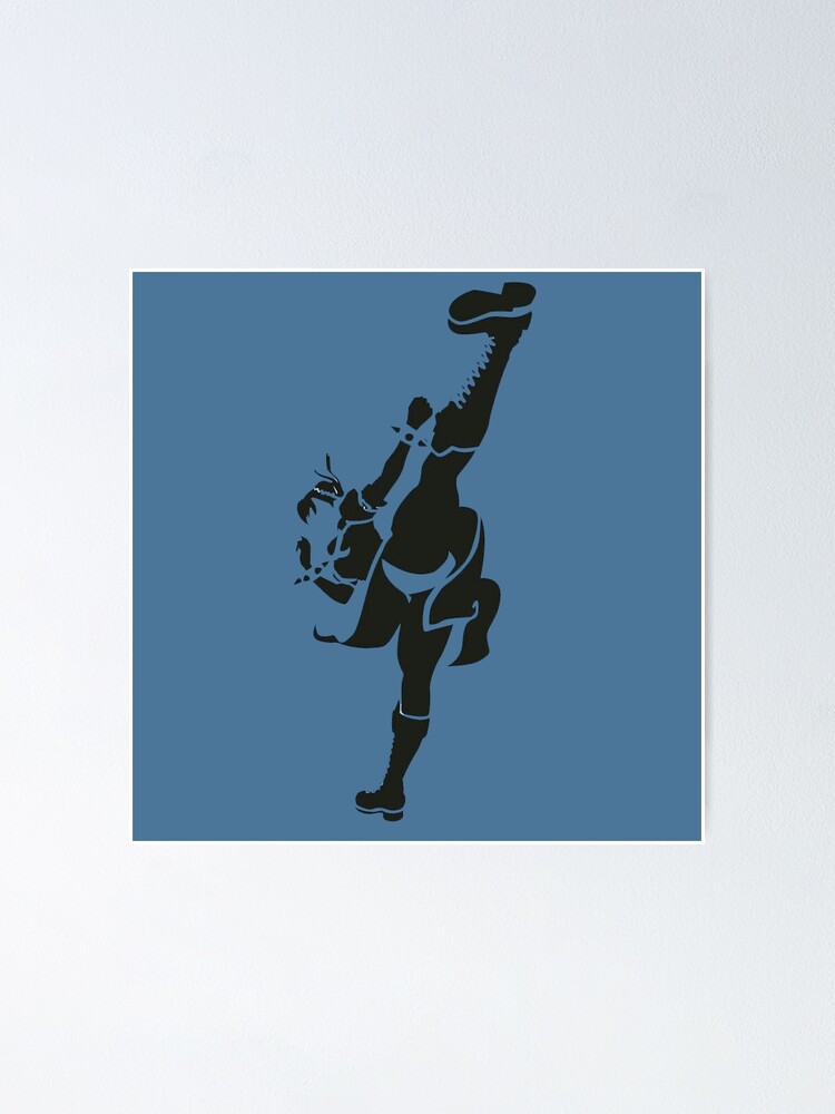 "Chun Li Logo Silhouette" Poster von Robin- | Redbubble