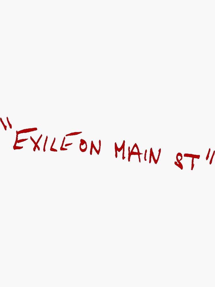 "Exile" Sticker for Sale by KindofBlue2020 | Redbubble