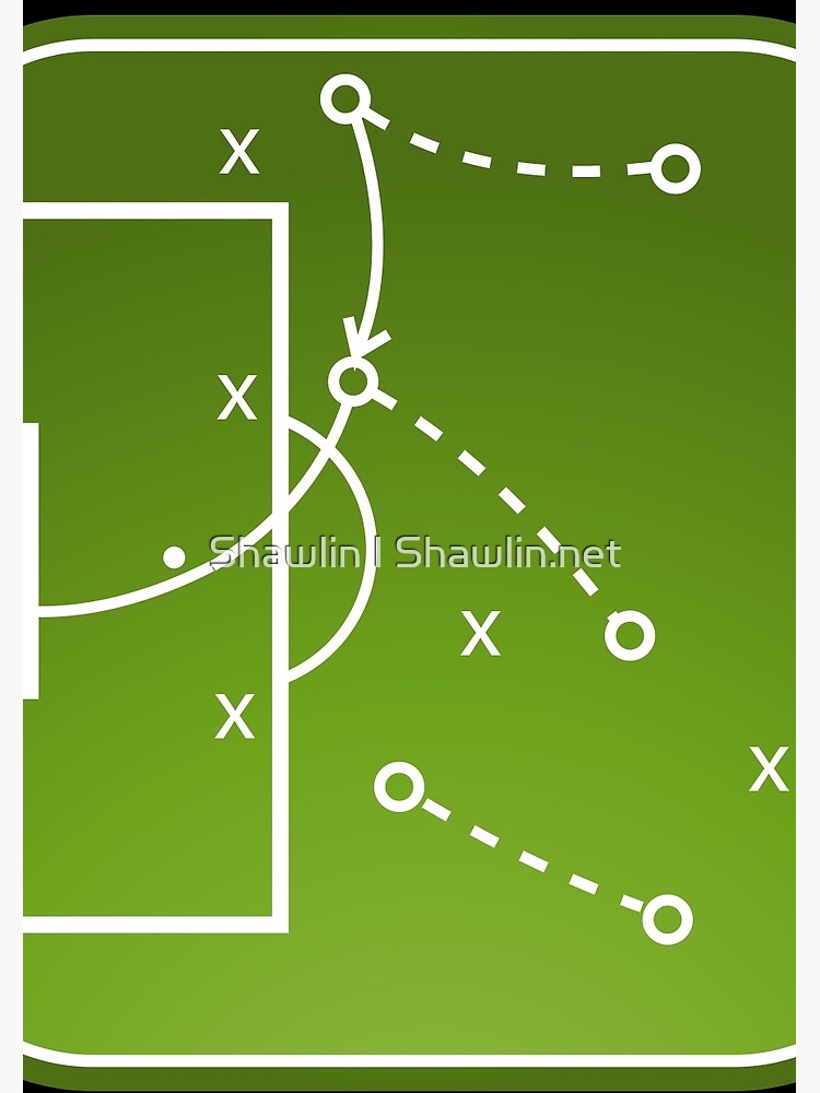 "Football tactics board" Spiral Notebook by amelislam | Redbubble