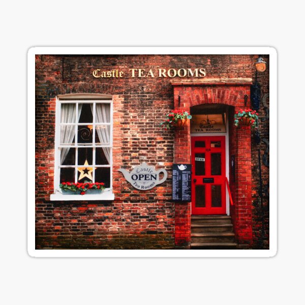 "Castle Tea Rooms" Sticker for Sale by Alisonchambers2 | Redbubble