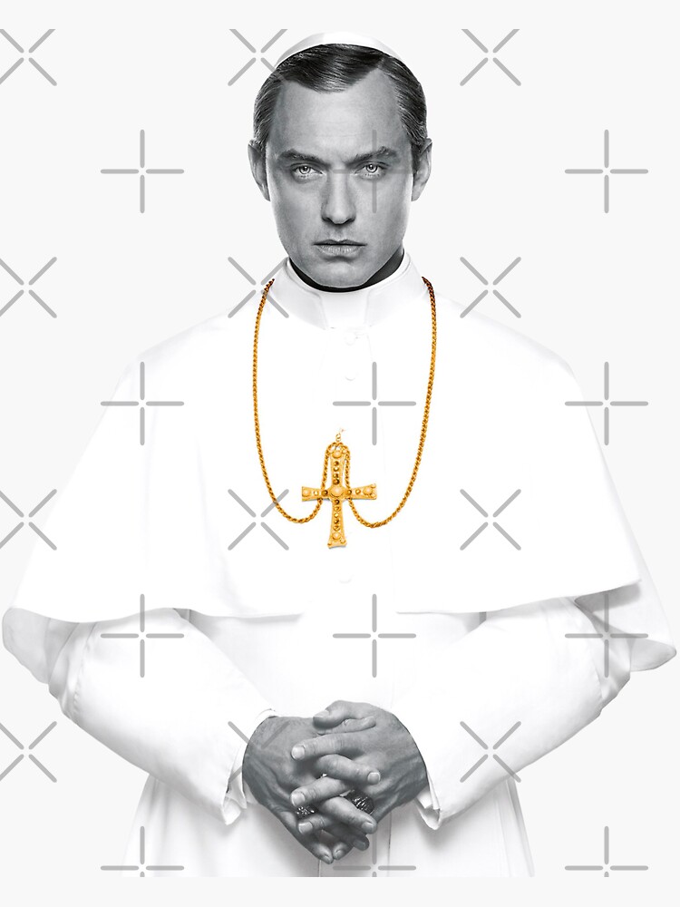 " Lenny Belardo - Young Pope Pius XIII - Jude Law" Sticker by symphonya ...
