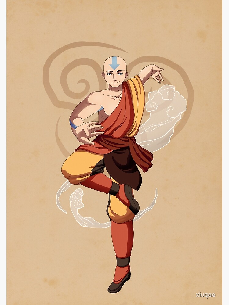 "ATLA - Aang" Art Print by xiuqae | Redbubble
