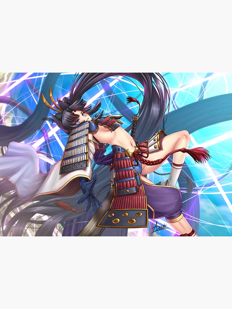 "Ushiwakamaru" Sticker for Sale by adsoutoart | Redbubble