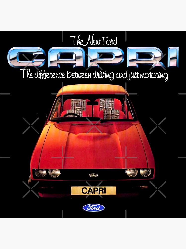 "FORD CAPRI MK 3 (MK3)" Sticker for Sale by ThrowbackM2 | Redbubble