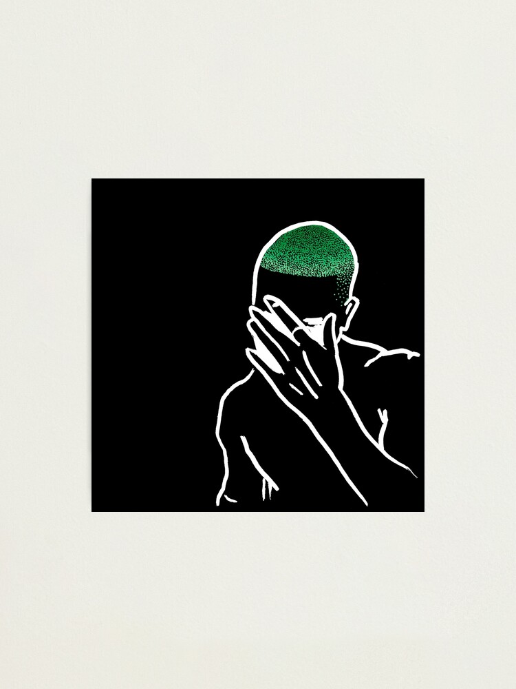 "Frank Ocean Blond outline" Photographic Print by mintchocchip | Redbubble
