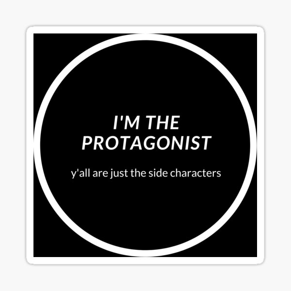 Protagonist Antagonist Stickers | Redbubble