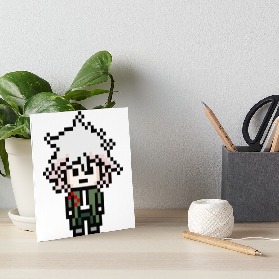 "Nagito Komeada Pixel Sprite" Art Board Print by ellalune | Redbubble