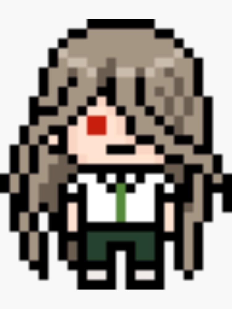 "Izuru Kamukura Pixel Sprite" Sticker for Sale by ellalune | Redbubble