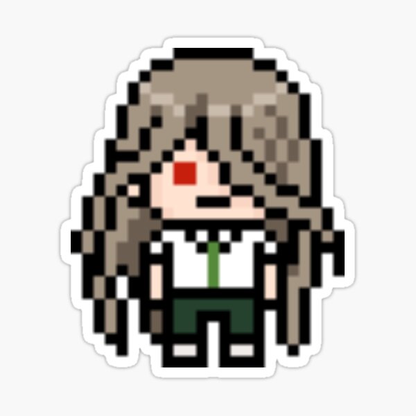"Izuru Kamukura Pixel Sprite" Sticker for Sale by ellalune | Redbubble