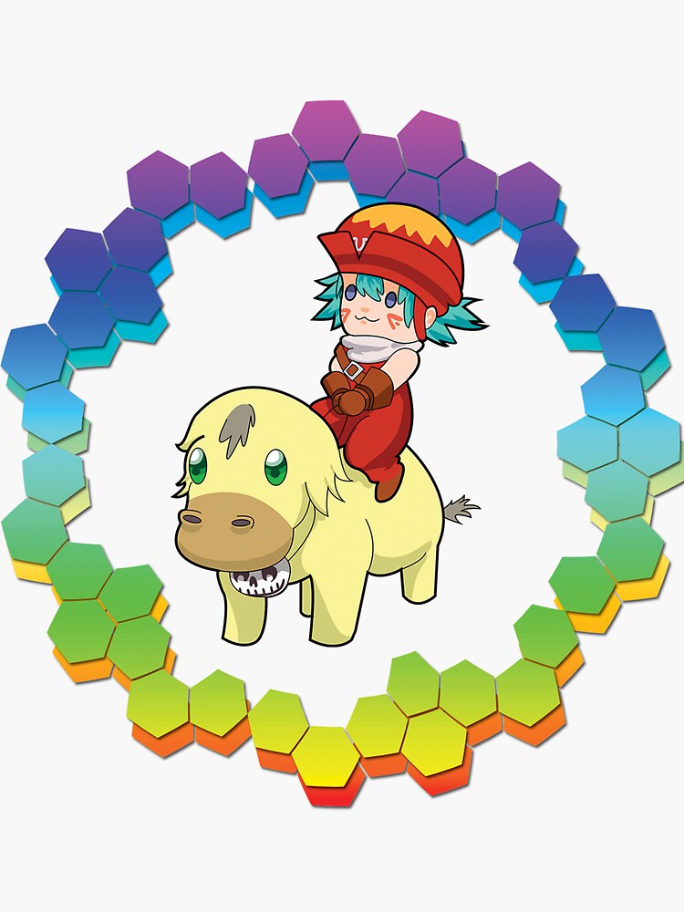 ".Hack Grunty Ride Sticker (ALT)" Sticker for Sale by Eziek | Redbubble