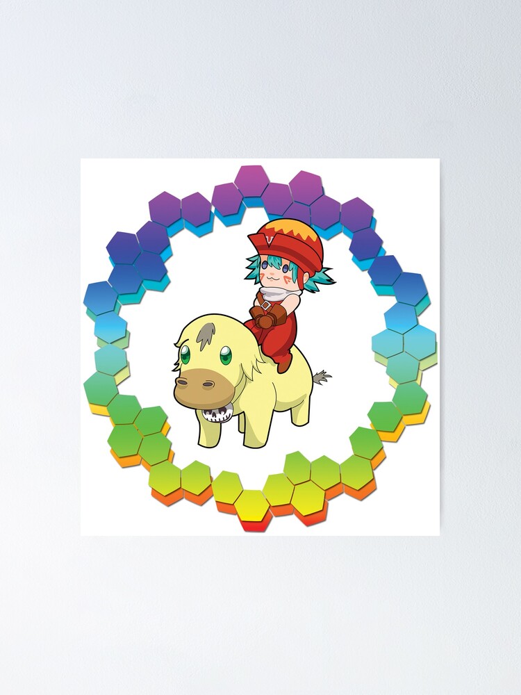 ".Hack Grunty Ride Sticker (ALT)" Poster by Eziek | Redbubble