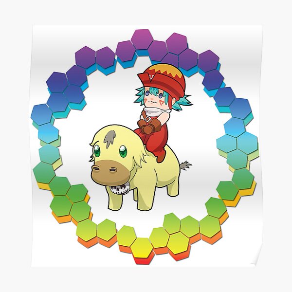 ".Hack Grunty Ride Sticker (ALT)" Poster by Eziek | Redbubble