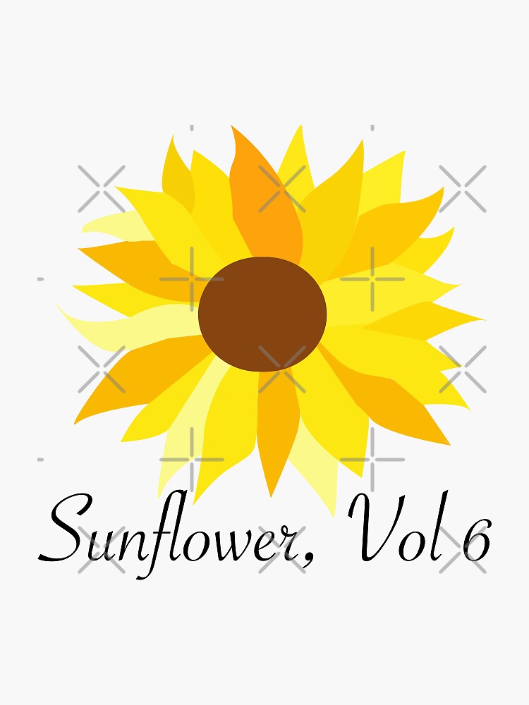 "Harry Styles Sunflower vol. 6 " Sticker by Agnyteee | Redbubble