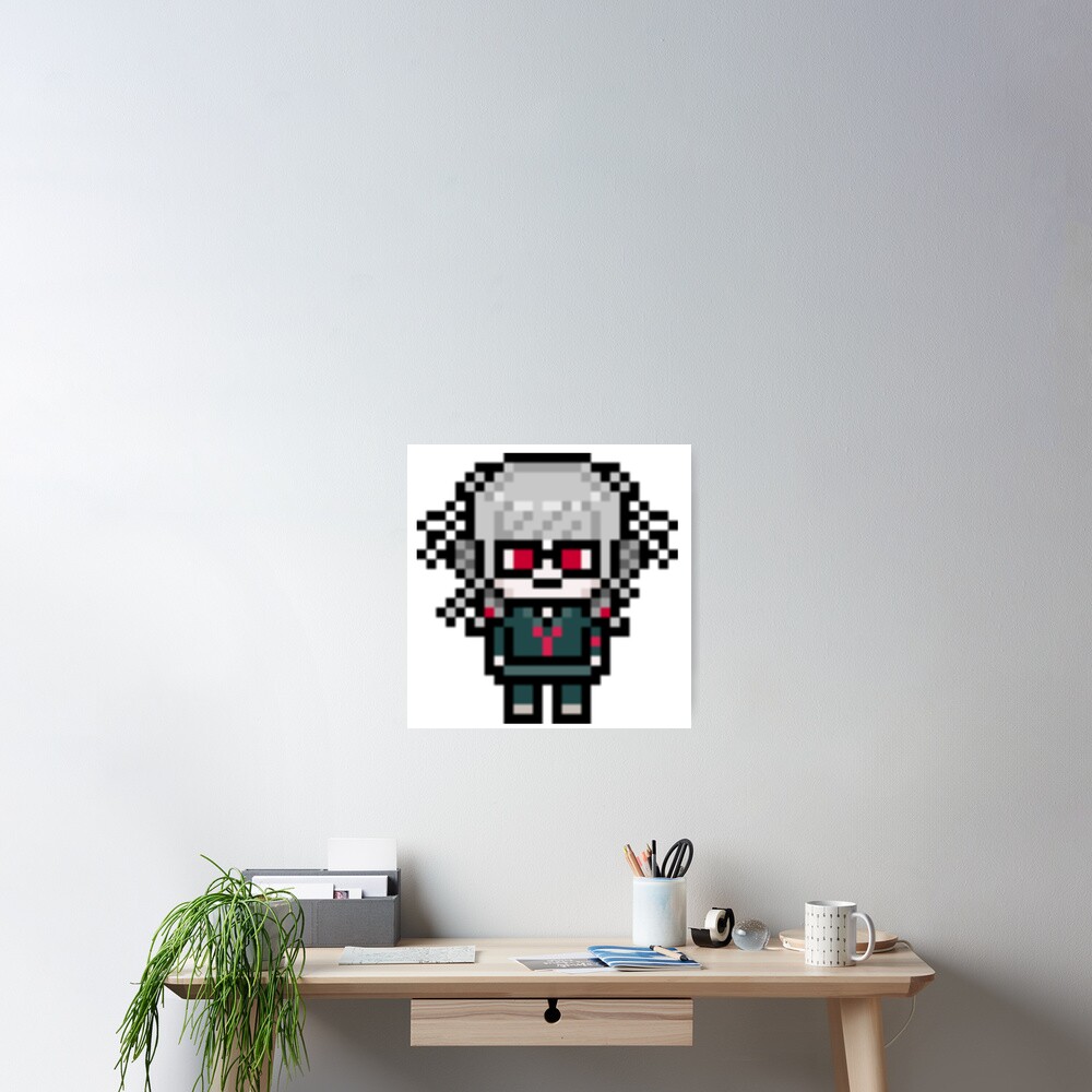 "Peko Pekoyama Pixel Sprite" Poster for Sale by ellalune | Redbubble